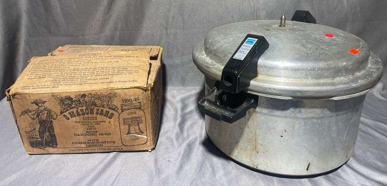 Mirro Pressure Cooker and O-Mason Jars with Packaging - Metzger ...