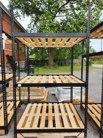 3 tier storage rack 48″ W x 41″ D x 84″ H - Metzger Property Services, LLC