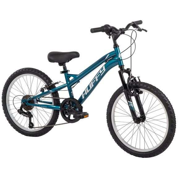 HUFFY - Huffy Highland Mountain Bike - 20 Wheels - 7 Speeds - Emerald ...