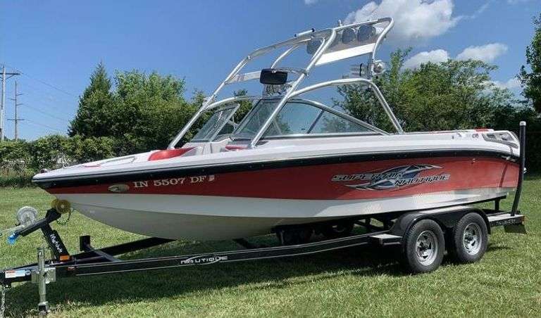 2008 Correct Craft Super Air Nautique Runabout Boat, runs, gas, 21 ...
