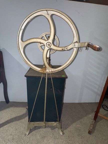 Dazey Churn Mfg. Co. Large Hand-Crank Butter Churn, 39”x12”x12 ...
