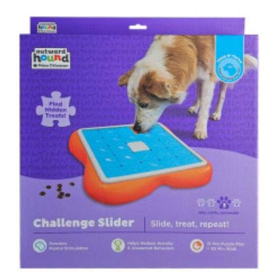 Outward Hound Challenge Slider Interactive Dog Puzzle Toy - Metzger ...