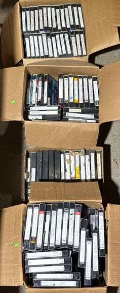 VHS Tapes with Handwritten Labels - Metzger Property Services, LLC