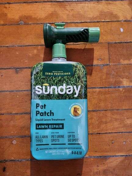 Sunday Pet Patch Liquid Lawn Treatment Bottle with Sprayer Attachment ...
