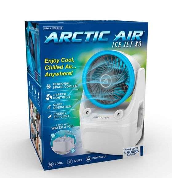 Arctic Air Ice Jet X3 Personal Space Cooler with 3-Speed Control ...