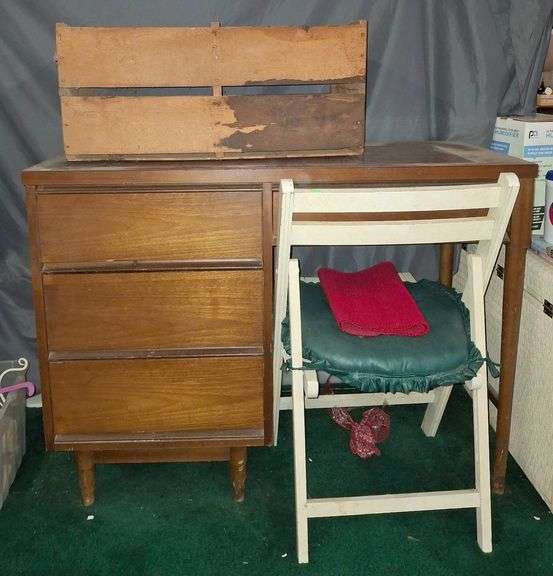 Fidelity Brand Citrus Crate with Original Label & Wood Desk w/ 4 ...