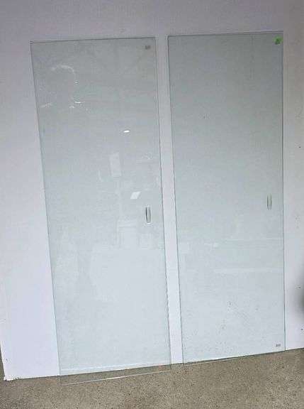 2 Vertical Glass Panels 17″ x 50″ - Metzger Property Services, LLC