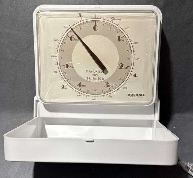 Soehnle Wall-Mounted Scale, Plastic Housing, 3 kg Capacity - Metzger ...