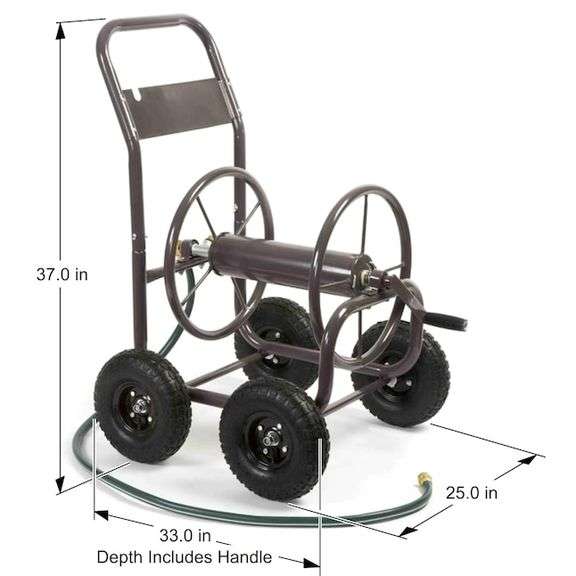 STYLE SELECTIONS - Project Source Steel 250-ft Cart Hose Reel - Metzger ...