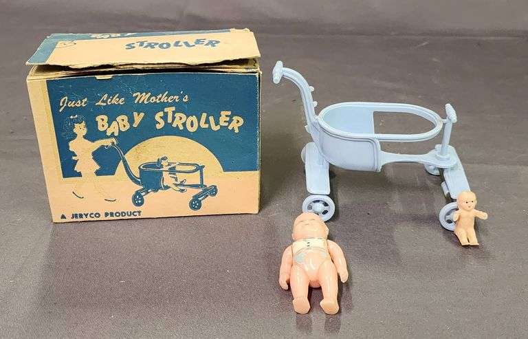 Renwal No. 8 Baby Doll and Plastic Stroller with Box - Metzger Property ...