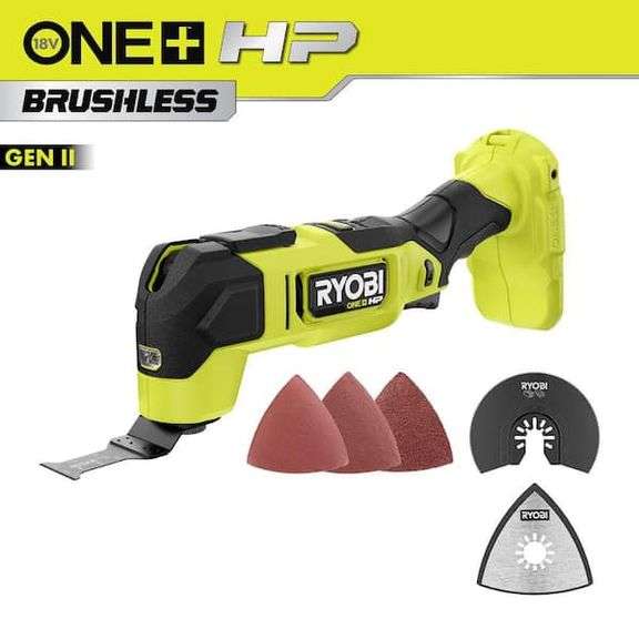 RYOBI - ONE+ HP 18V Brushless Cordless Oscillating Multi-Tool (Tool ...