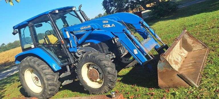 New Holland Tractor TL80 Tractor with 52LA Front Loader, runs, 2,795 ...