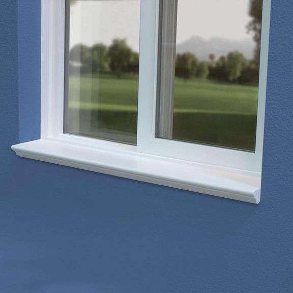 STILL-RITE - Standard Classic 3 in. x 36 in. x 1 in. White Vinyl Window ...