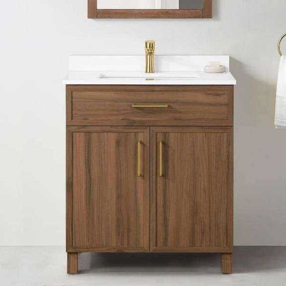 Home Decorators Collection Bilston 30-In. Vanity with Sink - Metzger ...