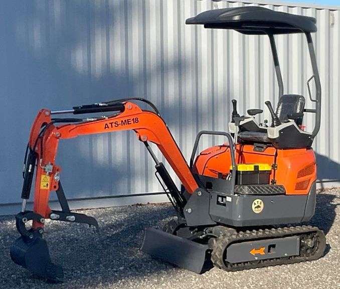 ATS Mini Excavator, Model: ATS-ME18 - Metzger Property Services, LLC