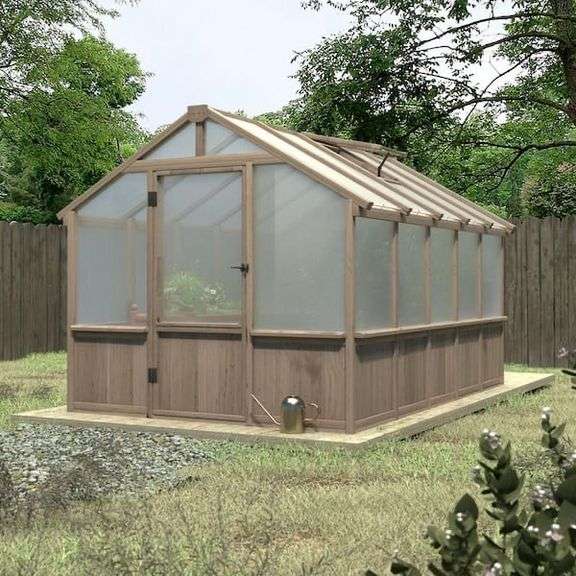 Polycarbonate and Aluminum Greenhouse Kit with Packaging Boxes ...