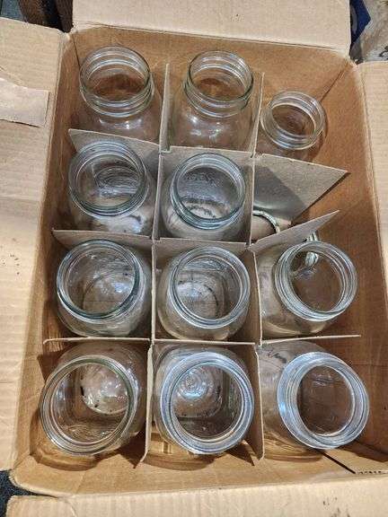 Ball and Kerr Mason Glass Jars, Half Pint to Pint Capacity - Metzger ...