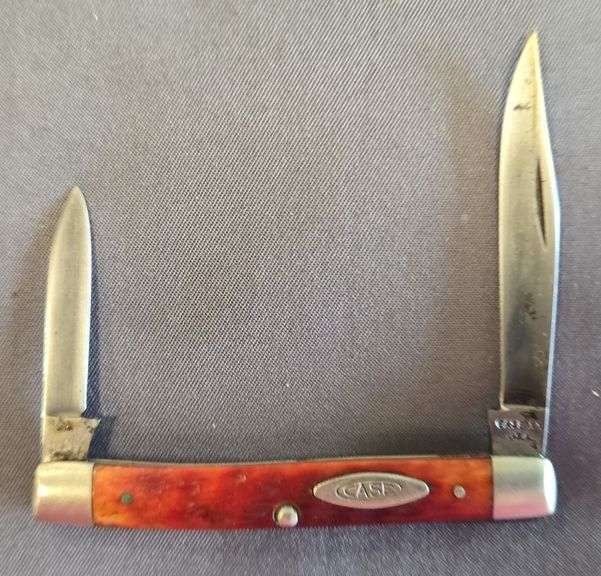 Case XX 6233 U.S.A. Double Blade Pocket Knife, Blades measure 1.5" & 2 ...