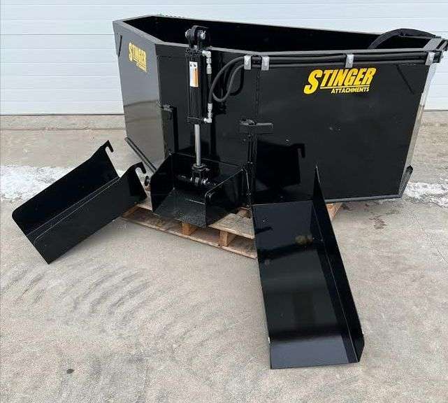 New Stinger Attachment 1 Yard Concrete Bucket, MADE IN USA, 3/16 Shell ...