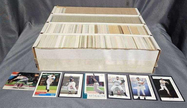 Baseball Trading Cards Assortment Featuring Various Players Inc. Kevin ...