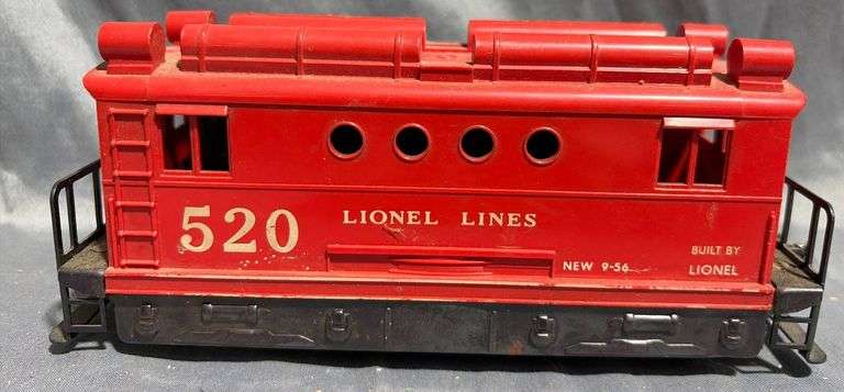Red Lionel No. 520 Box Cab with Black Base, 8”L - Metzger Property ...