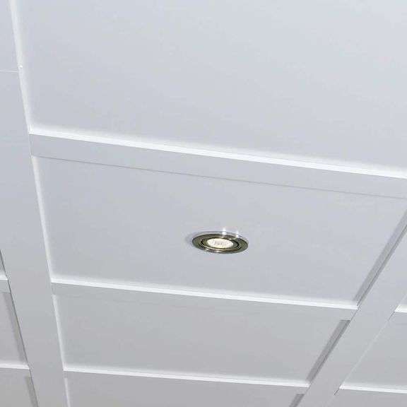 HOUSE OF FARA - Embassy Ceilings Finished White 2 ft. x 2 ft. Modern ...