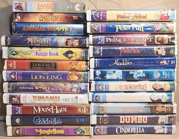 Disney and Animated Classics VHS Tapes - Metzger Property Services, LLC