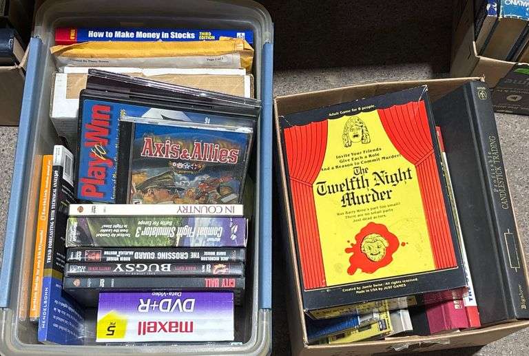 Books, DVDs, and Board Game, Bugsy, In Country , The Successful ...