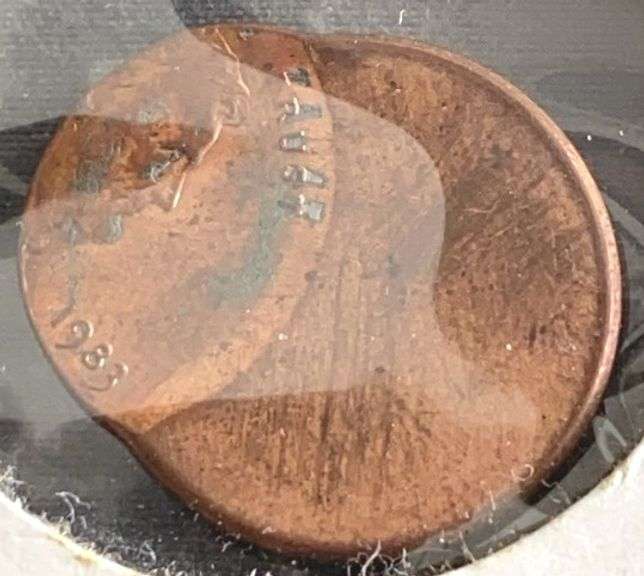1983 Off Center Lincoln Cent - Error Coin - Metzger Property Services, LLC