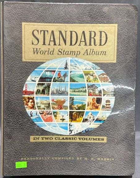 Standard World Stamp Album by H.E. Harris Inc. Stamps from Ecuador and ...