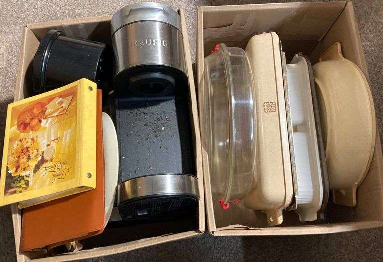 Kitchenware, Keurig Machine, and Address Books - Metzger Property ...