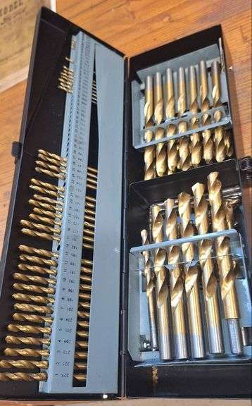 Metal Drill Bits with Storage Case - Metzger Property Services, LLC