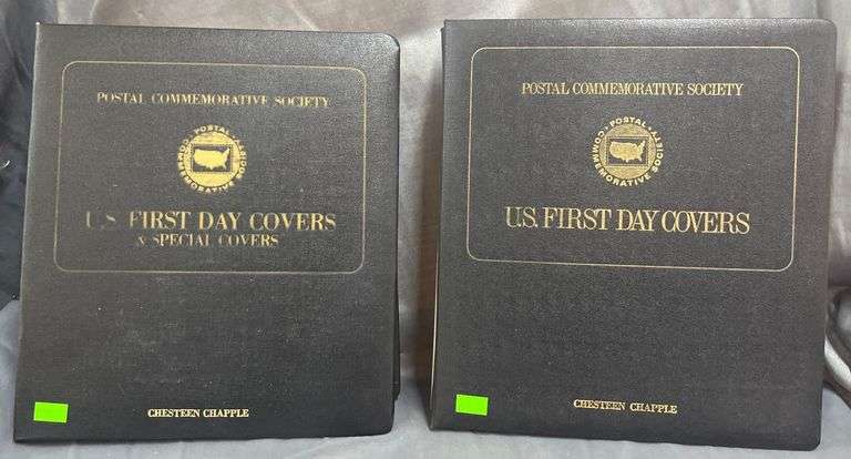 2 Binders of U.S. First Day Covers by Postal Commemorative Society ...