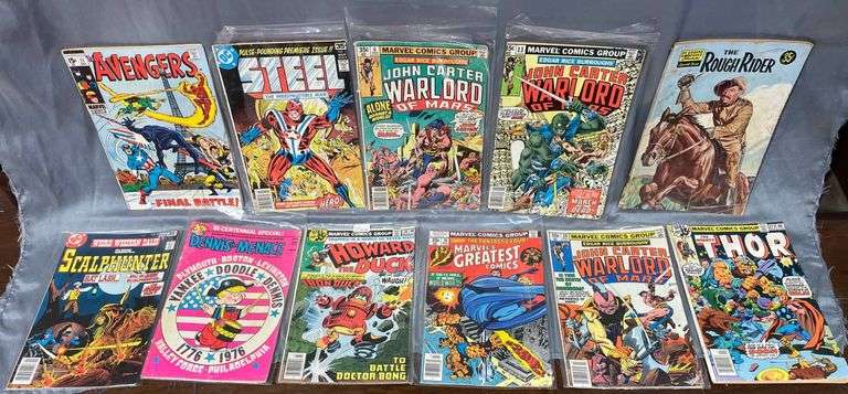 11 Comic Books by Marvel Comics Group, DC Comics, Dennis the Menace ...