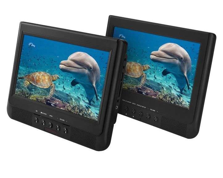 10-Inch Watch Onn. Portable Dual Screen DVD Player Kit - Metzger ...