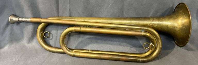 Silvertone Brass U.S. Regulation Bugle with Mouthpiece, 17″ - Metzger ...