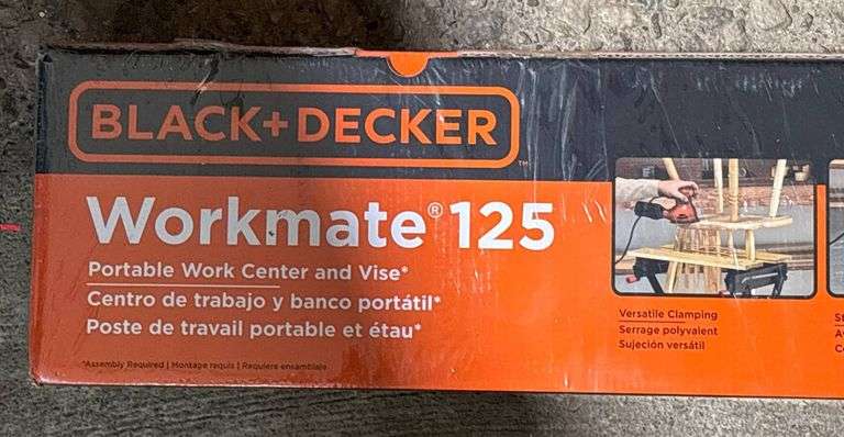 Black+Decker Workmate 125 Portable Work Center and Vise - Metzger ...