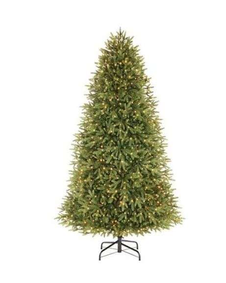 Home Accents Holiday 7.5 ft Jackson Noble Fir LED Pre-Lit Artificial ...