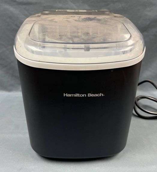Hamilton Beach Ice Maker, Model HBIC212-BLACK, 115V AC 60 Hz, Untested ...