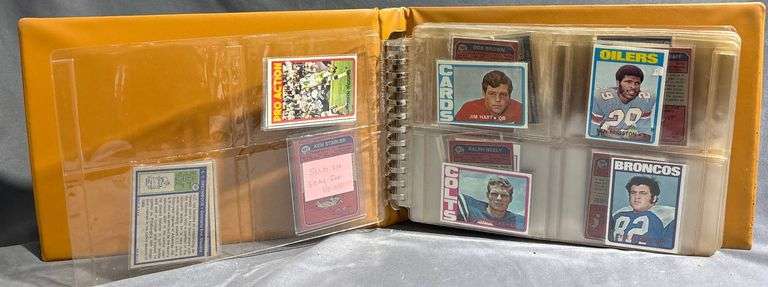 Sports Trading Card Album with Leather-Like Cover Inc. Bob Chandler ...