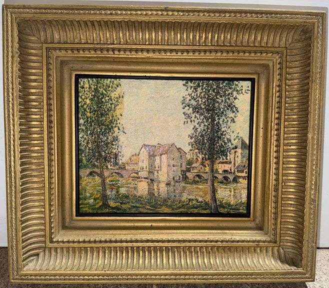 Brooke Ramco Framed Wall Art with Gold-Tone Frame 16” x 14” x 3 ...