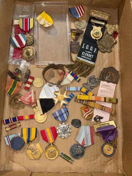 Various Medals, Ribbons, & Pins - Metzger Property Services, LLC