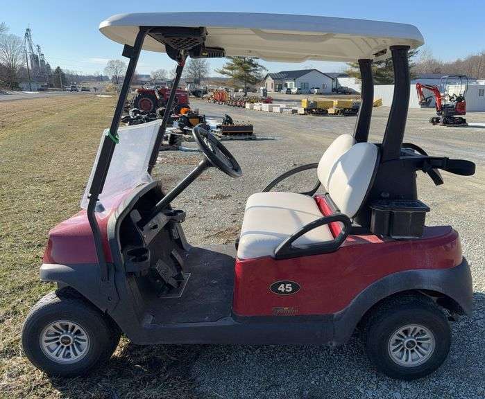 2021 Club Car Tempo Lithium, Just in Off of Lease, Red with White Top ...