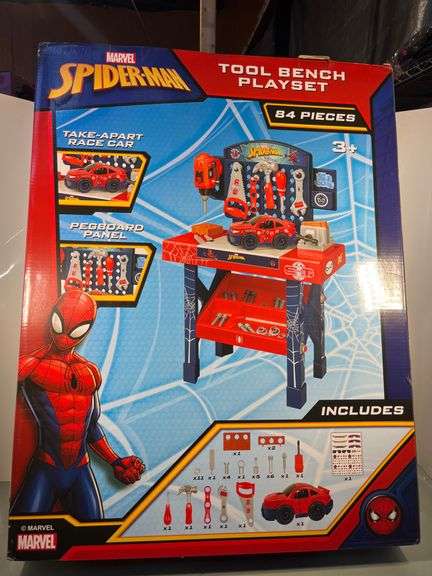 84 Pc Marvel Spider-Man Tool Bench Playset - Metzger Property Services, LLC