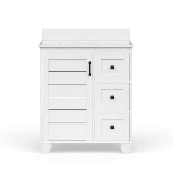 RIGSBY - allen + roth Rigsby 30-in White Undermount Single Sink ...