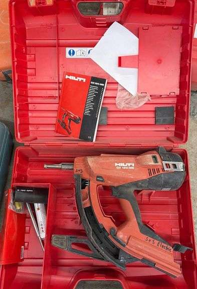 Hilti GX 120-ME Gas-Actuated Fastening Tool in Case - Metzger Property ...