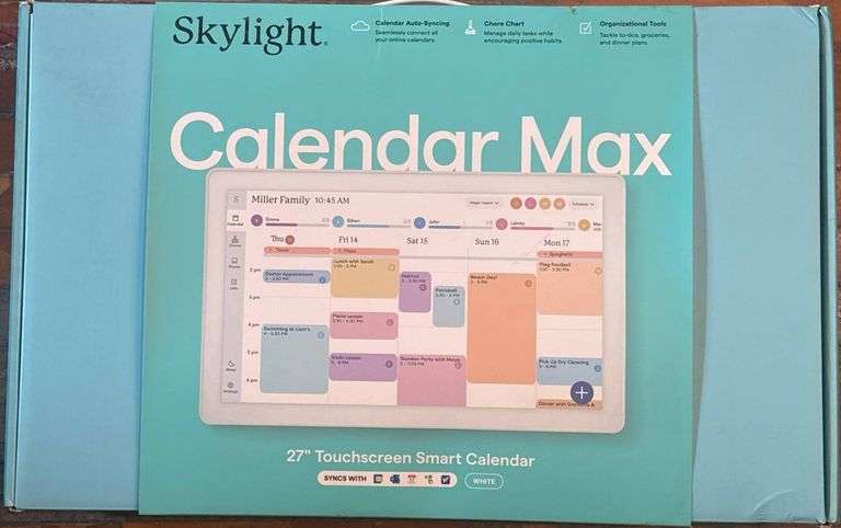 Skylight Calendar Max Touchscreen Smart Calendar, 27" - Metzger ...