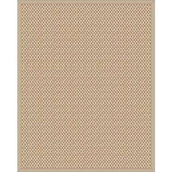 Beige Woven Sisal Rug with Bound Edges. 8’x10’ - Metzger Property ...