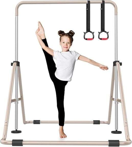- Foldable Gymnastics Bar, 5-Height Adjustable Gymnastic Bars for Kids ...