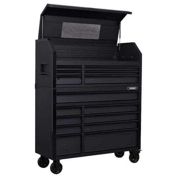 HUSKY - Tool Storage 52 in. W x 20 in. D Heavy Duty Rolling Tool Chest ...